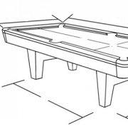 Medidas mesas billar - Especificaciones técnicas Billares Escardibul